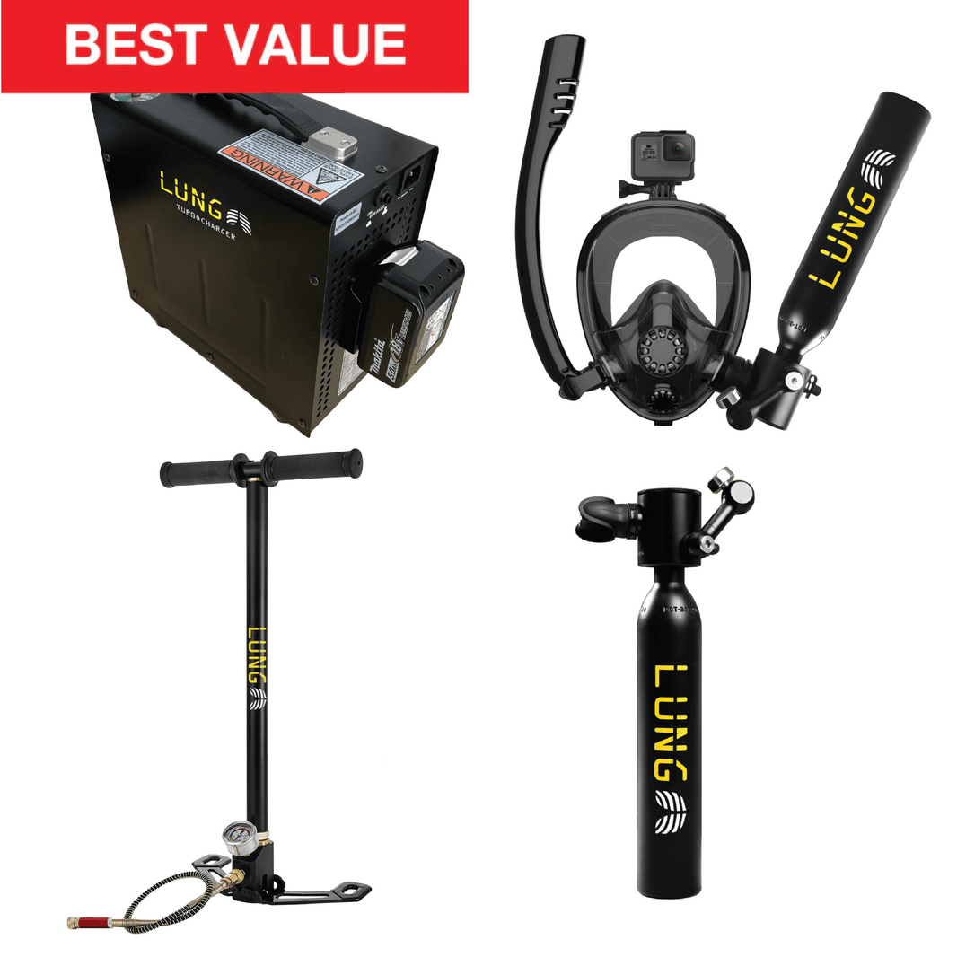 LUNG TANK - The Refillable Mini SCUBA Tank – Lung Tank
